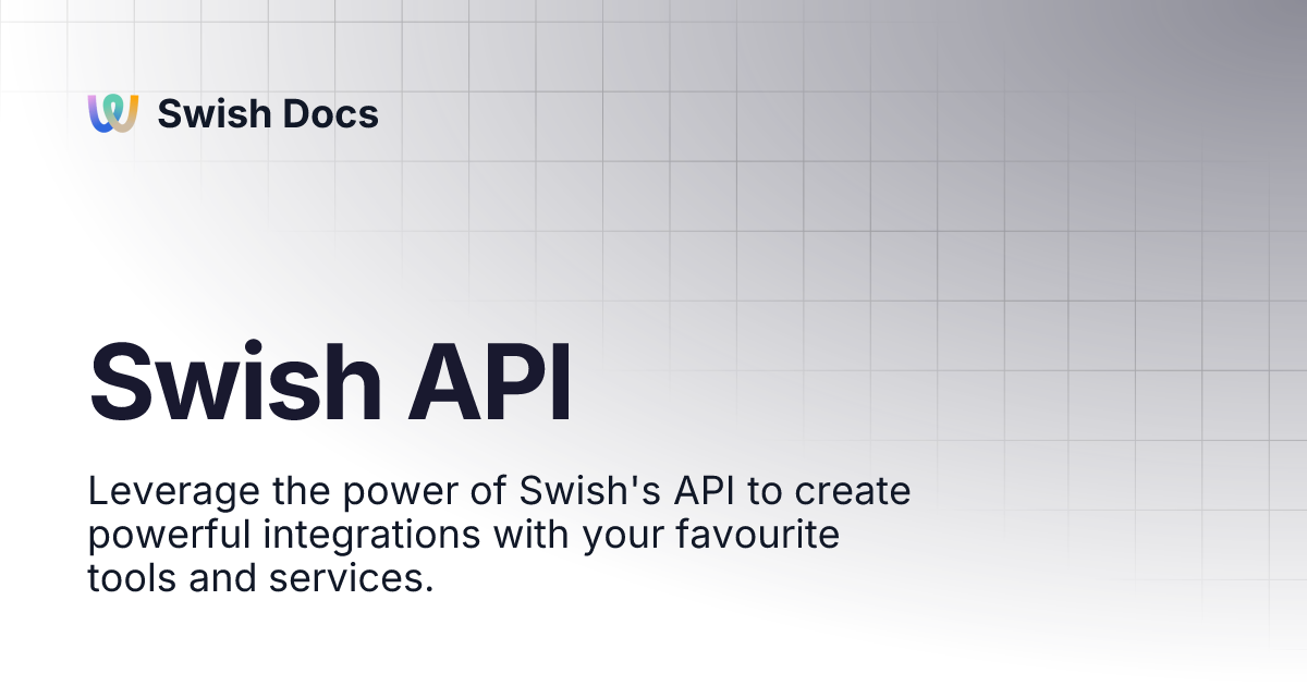 Swish API | Swish Docs